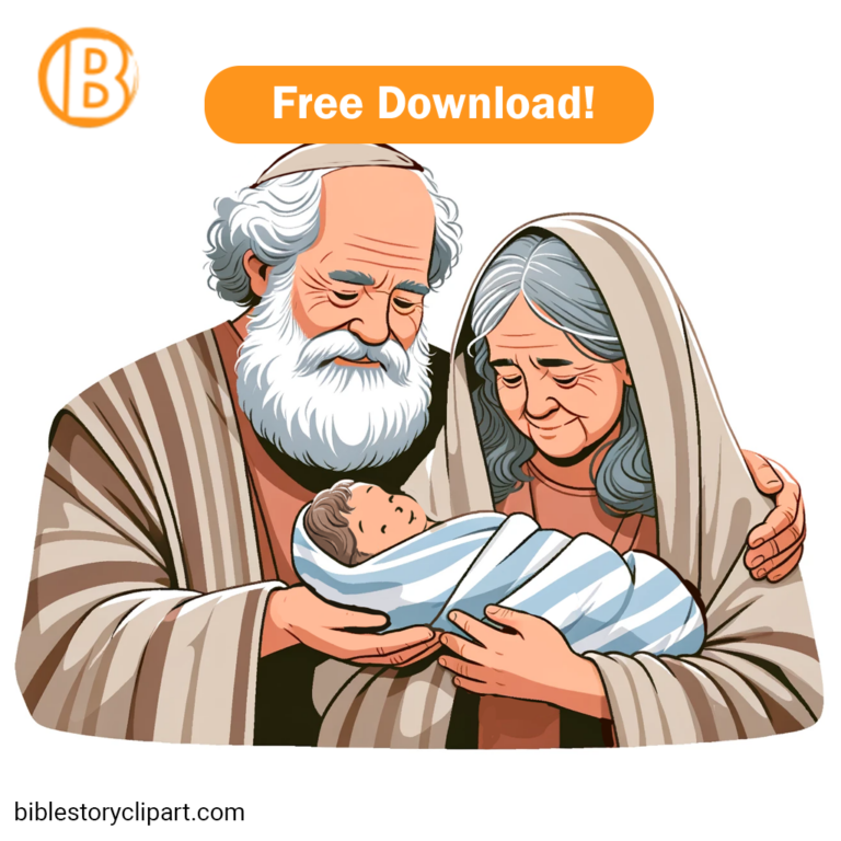Abraham Sarah And Isaac Bible Story Clipart