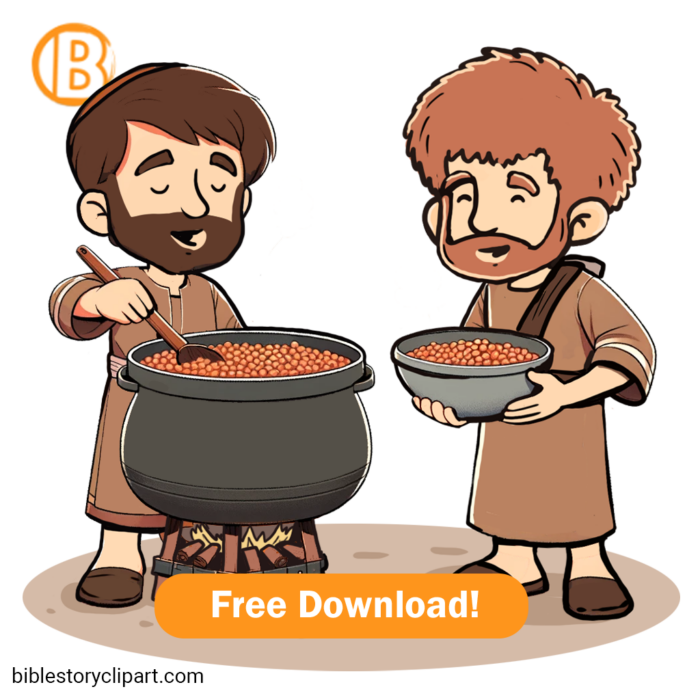Jacob and Esau - Bible Story Clipart Jacob and Esau - Bible Story Clipart
