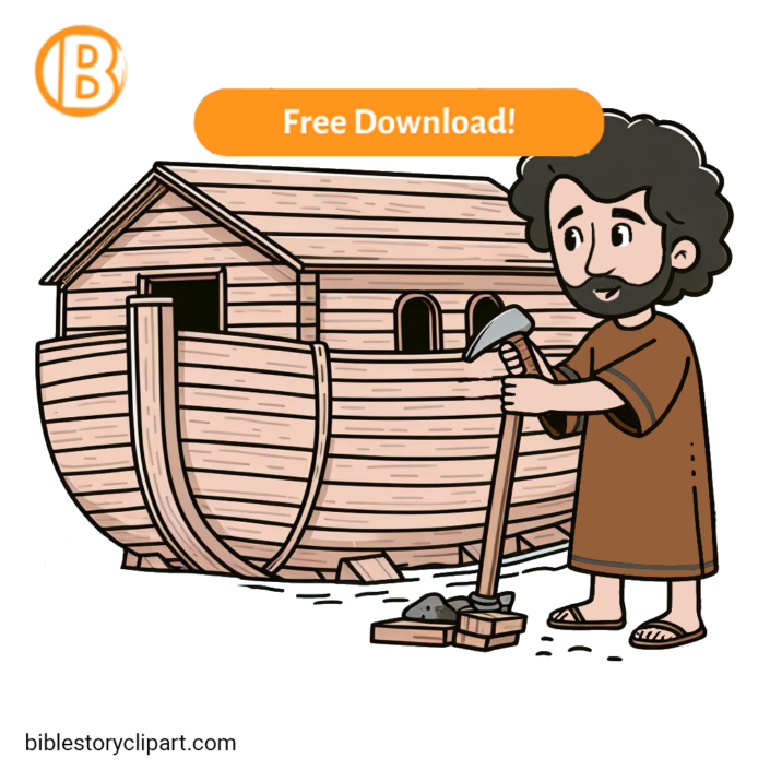 Noah and the Ark - Bible Story Clipart
