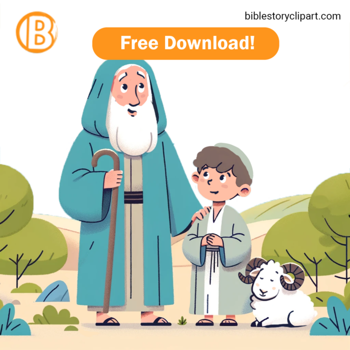 Abraham Tested - Bible Story Clipart