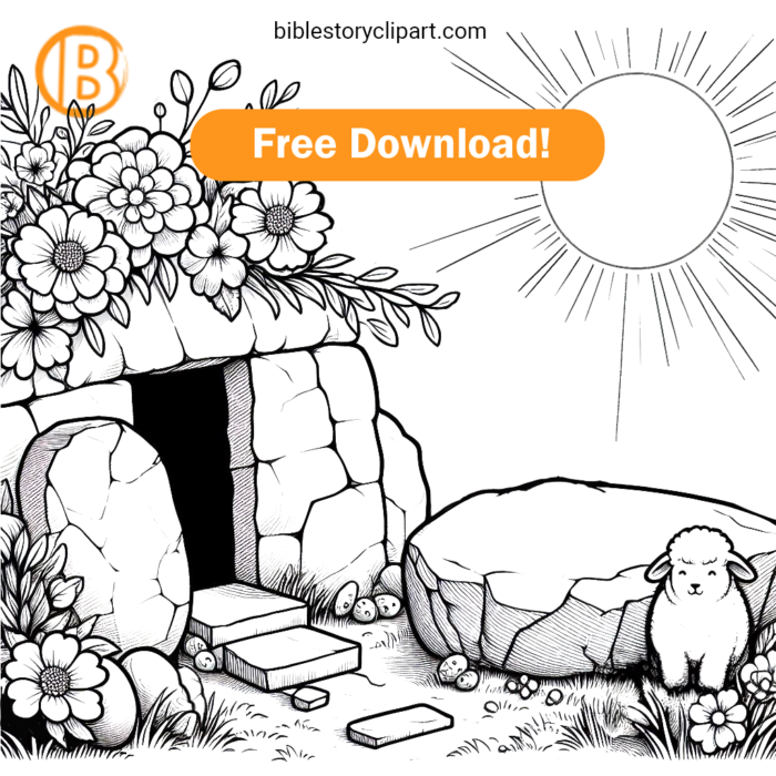 Jesus Talks to Samaritan Woman At the Well Coloring Page - Bible Story ...
