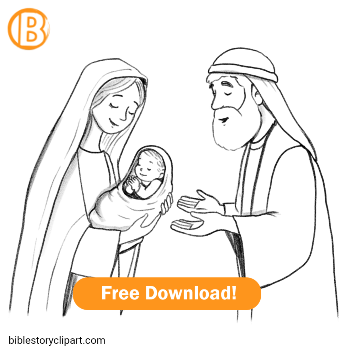 Bible Coloring Pages - Bible Story Clipart
