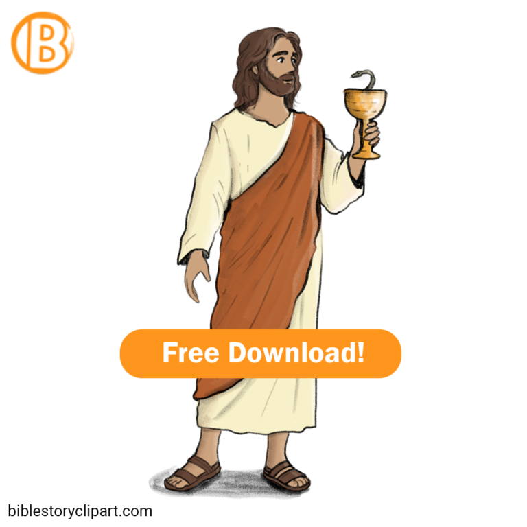 Saint John the Apostle - Bible Story Clipart